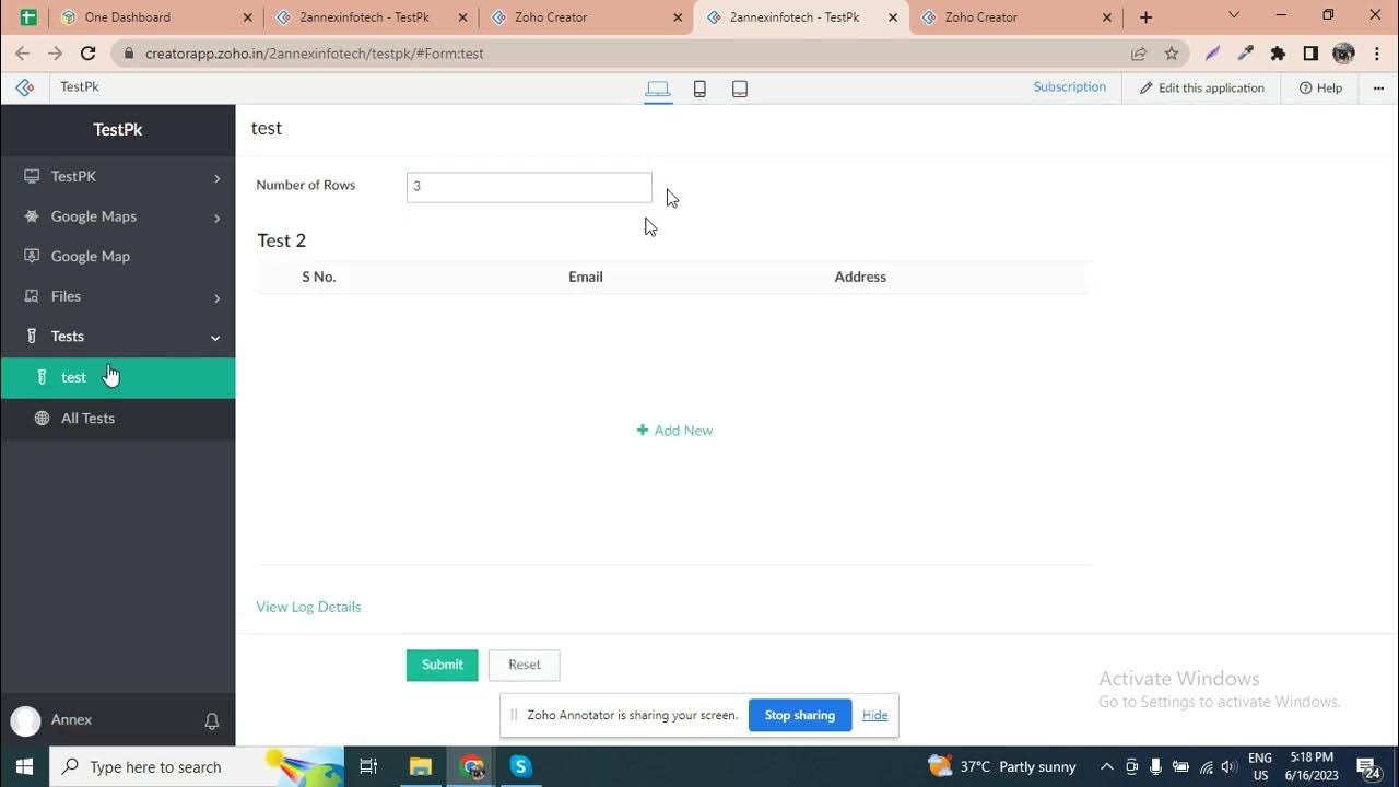 Adding rows in subform depending on field value using deluge in zoho creator - Rahul Bindal ...