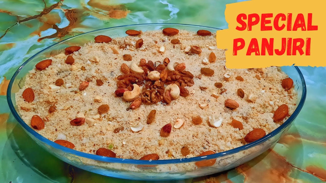 Panjiri Recipe | How to make panjiri | Homemade panjiri || Life with ...