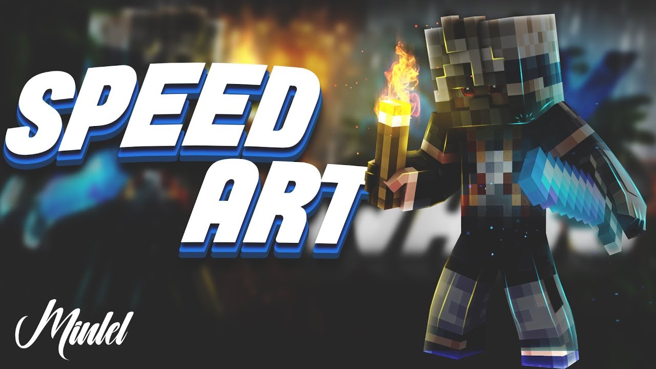 •Speedart• Minecraft Thumbnail | Kαkαshi [#1] - YouTube