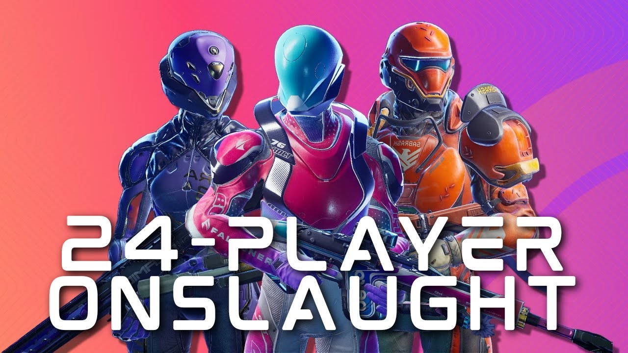 24-player onslaught! Splitgate 2 - YouTube