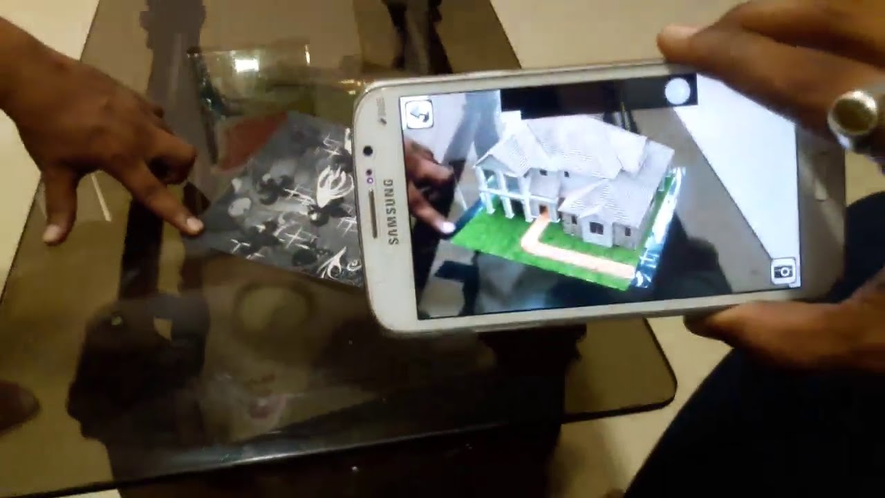 Augmented Reality Sample Video - YouTube