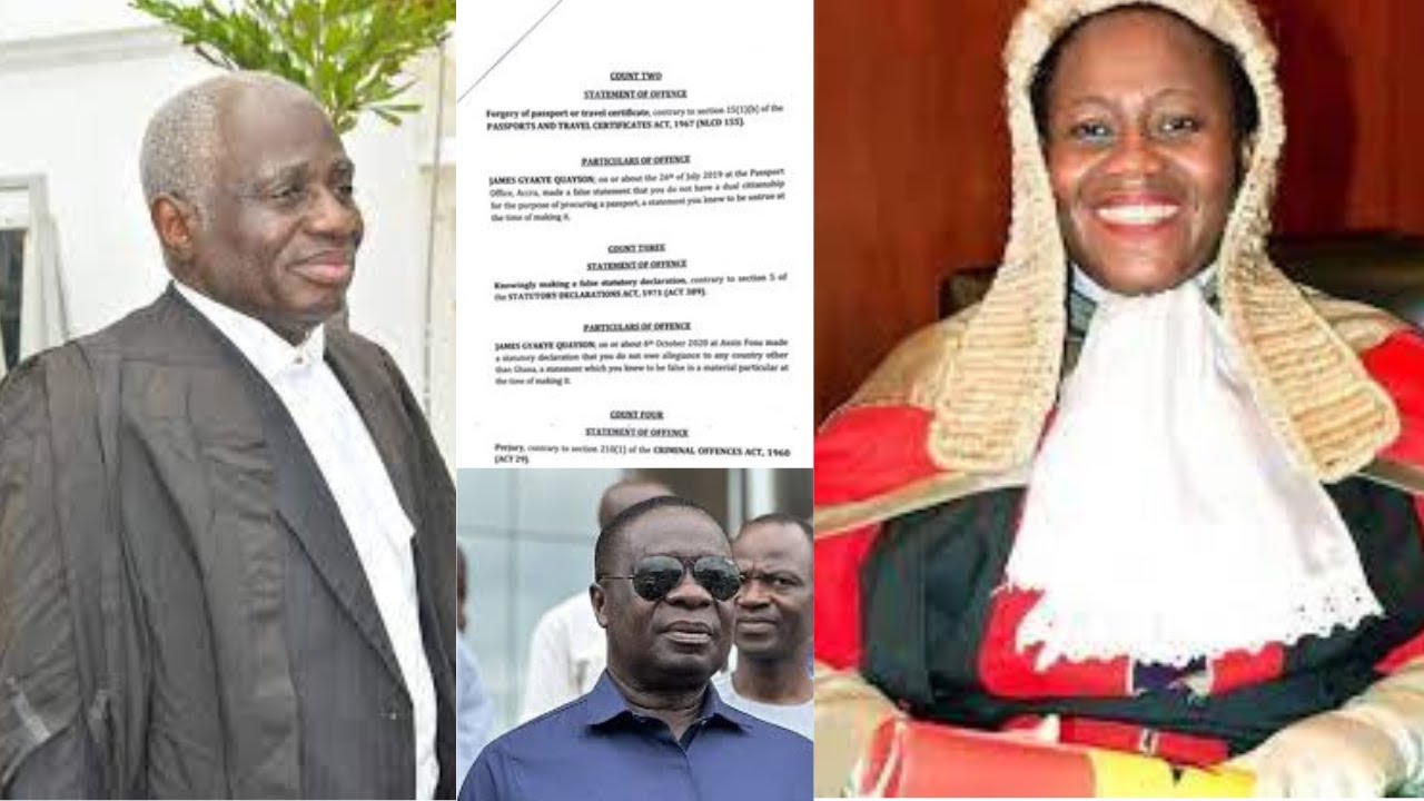 Supreme Court Update - Chief Justice descends on Gyakye Quayson and his ...