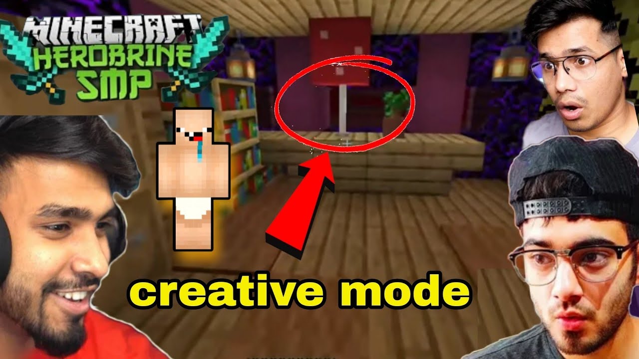 Herobrine SMP Member Use Creative Mode | @UjjwalGamer | @GamerFleet ...