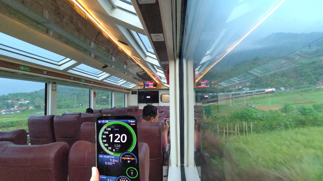 #ASMRKereta - KA Turangga Panoramic (Kebumen - Bandung) ~ Jalur Kereta ...