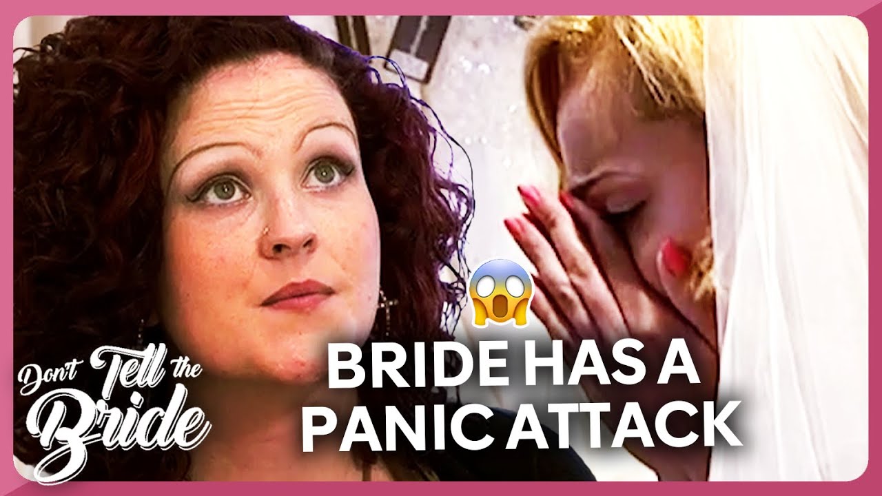 Bride has Panic Attack trying on her wedding dress! 😥 - YouTube