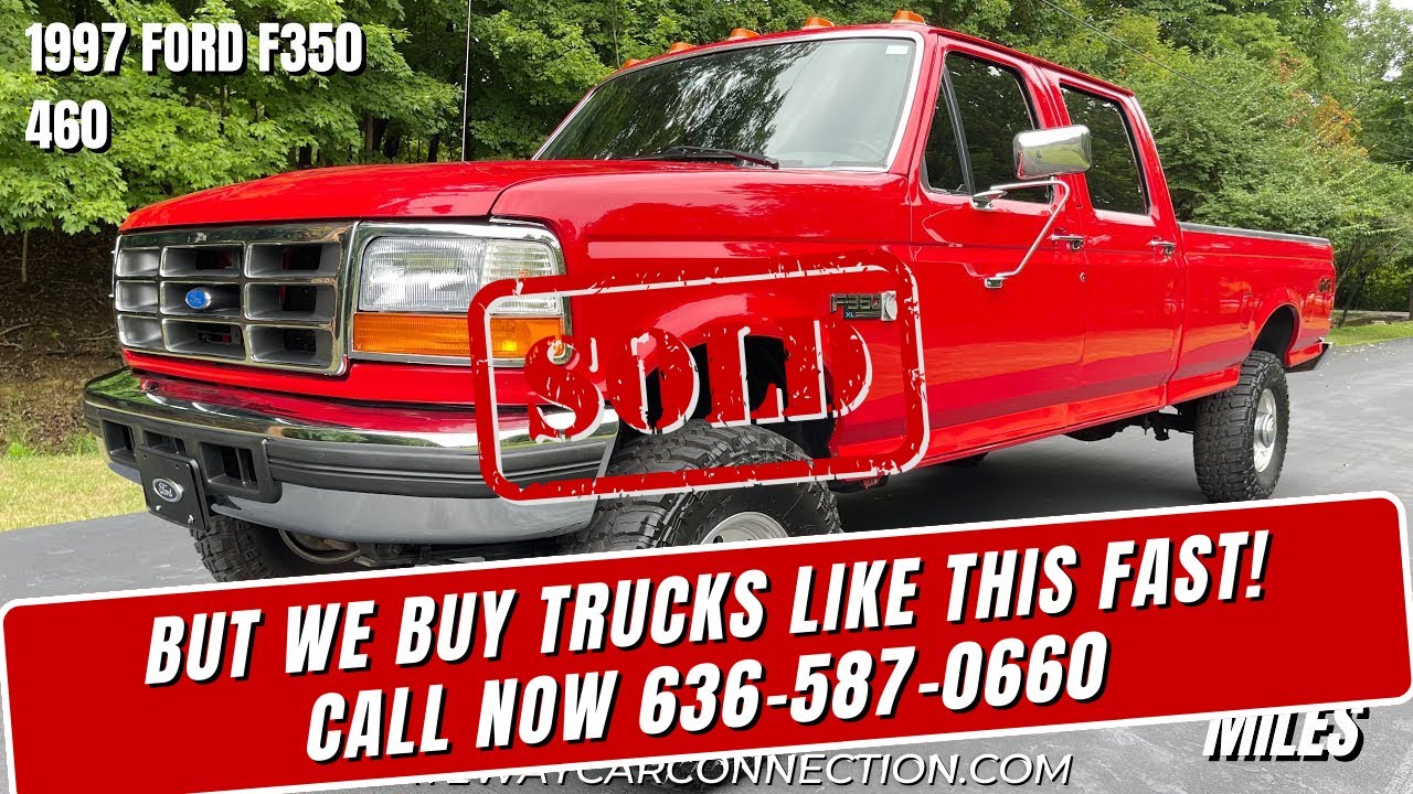 OBS Ford: 1997 Ford F-350 460 Big Block with 21k Miles - YouTube