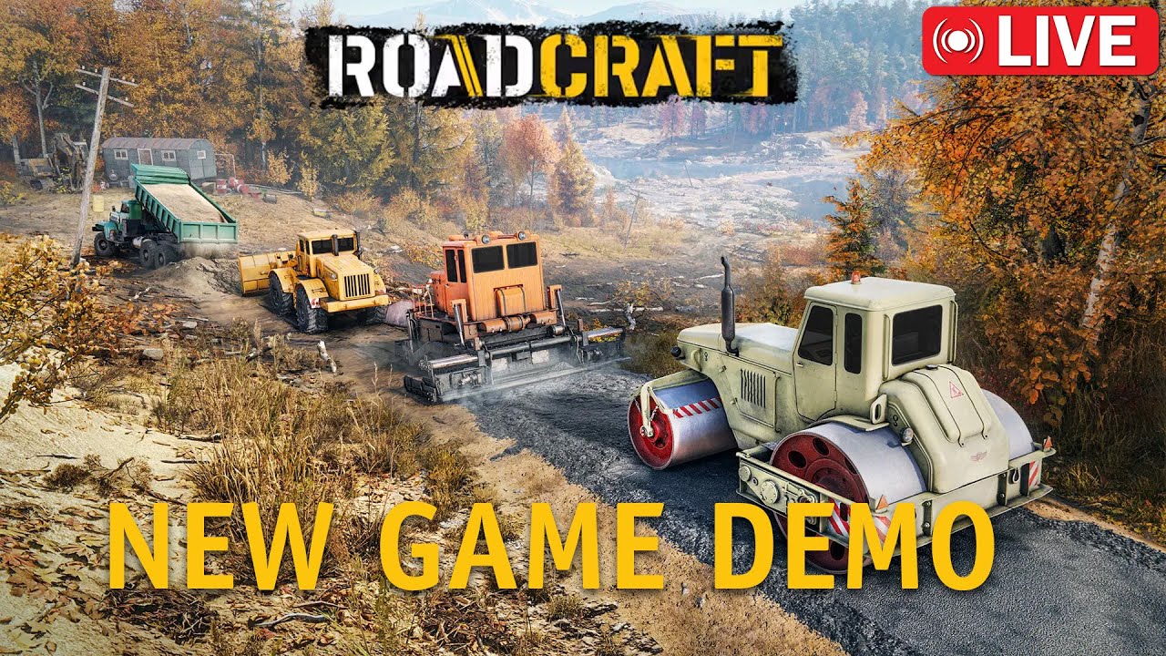 MOST REALISTIC ROAD BUILDING GAME | ROADCRAFT | DEMO GAMEPLAY | INDIA ...