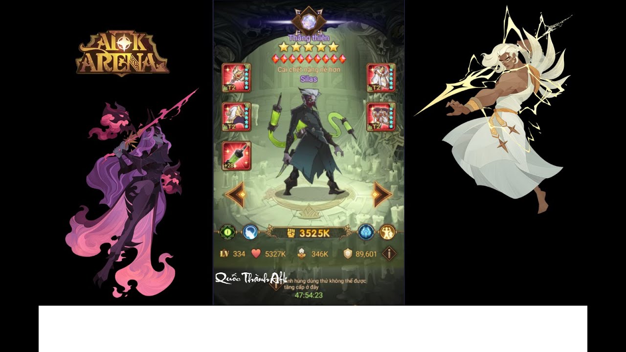 Afk Arena || Test tướng mới Silas Sig 27, full nội thất, cấp độ thăng ...