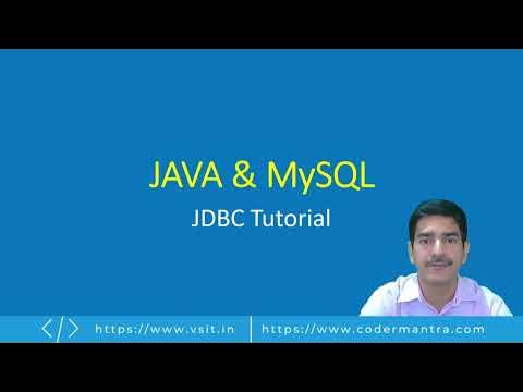 Java database connectivity (JDBC), Java & MySQL database Connection - YouTube