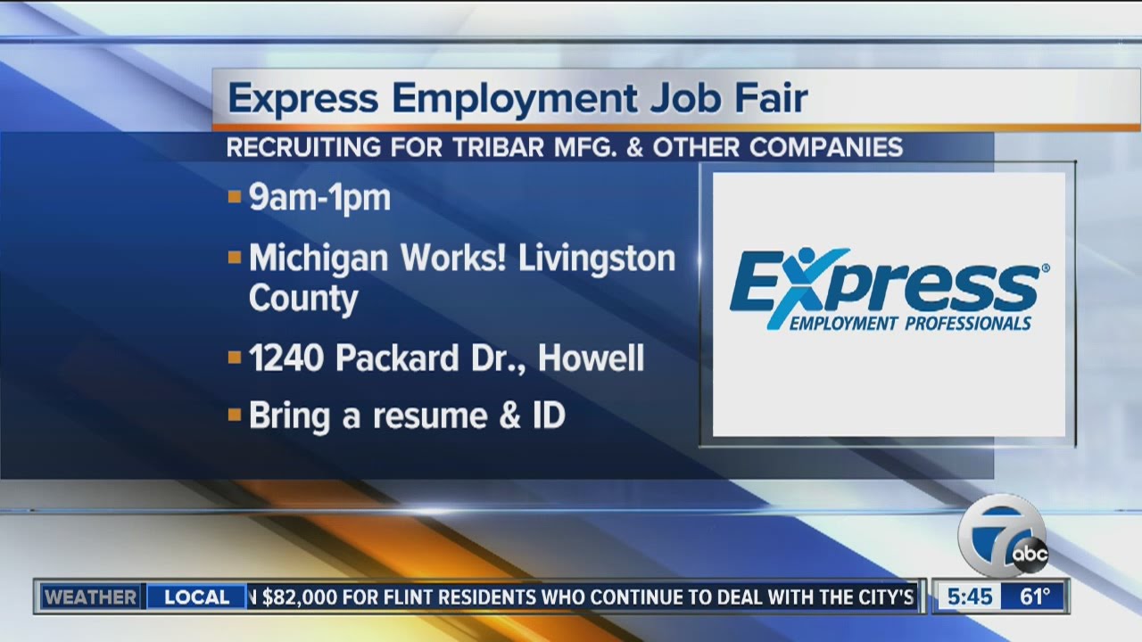 Workers Wanted: Express Employment Job Fair - YouTube