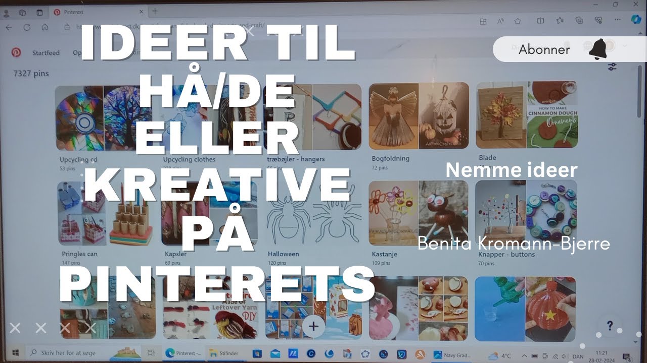 Nemme ideer til håndværk og design - YouTube