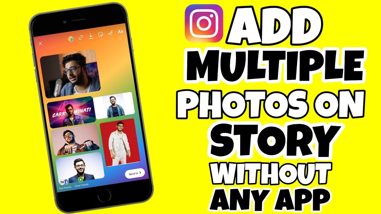How To Add Multiple Photos Images In Instagram Story Without Any App how-to-add-multiple-photos-images-in-instagram-story-without-any-app