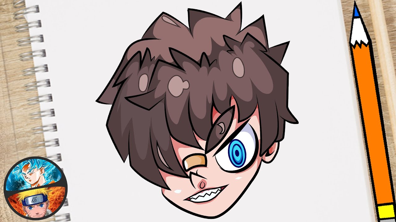 COMO DIBUJAR CARTOON DE FREE FIRE RUOK FF SKIN - YouTube