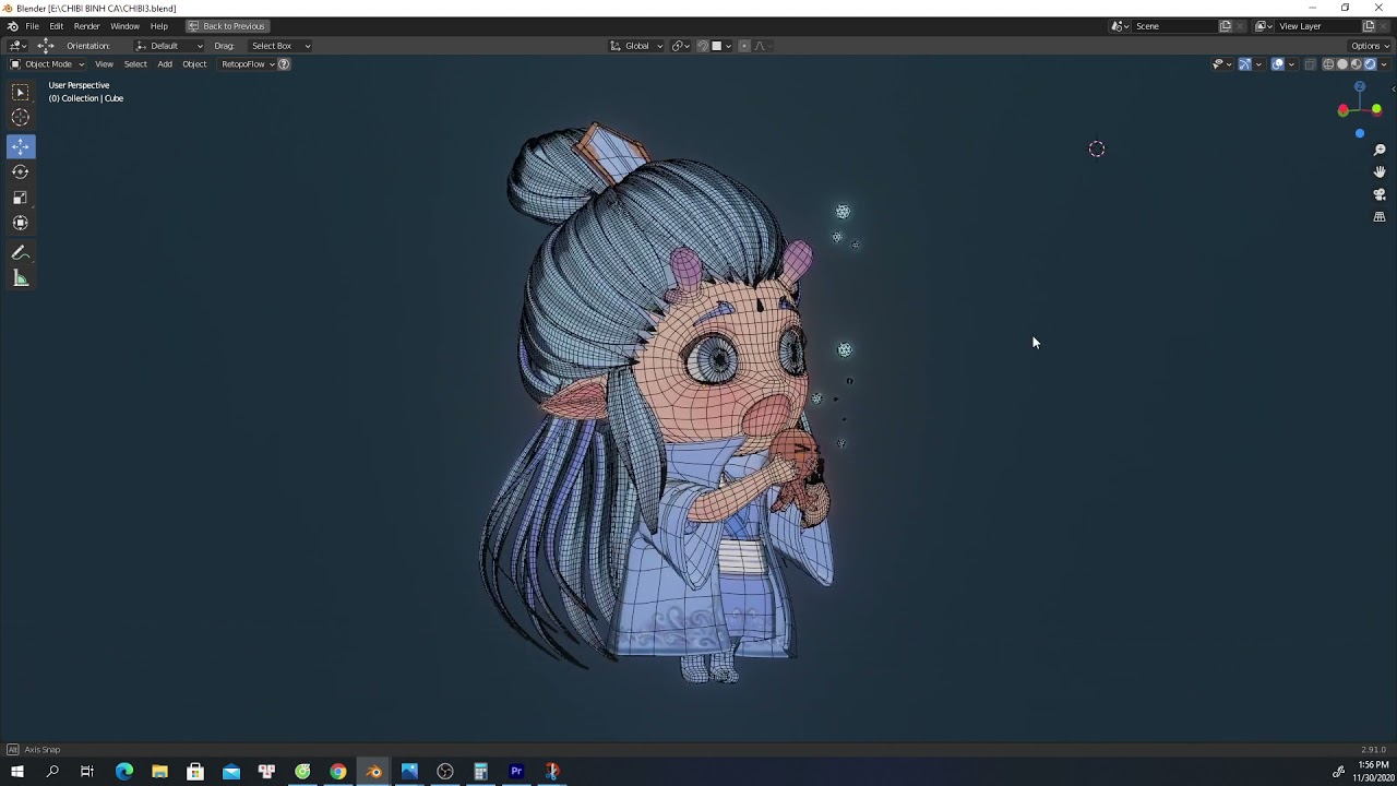 Blender - Chibi Character - YouTube