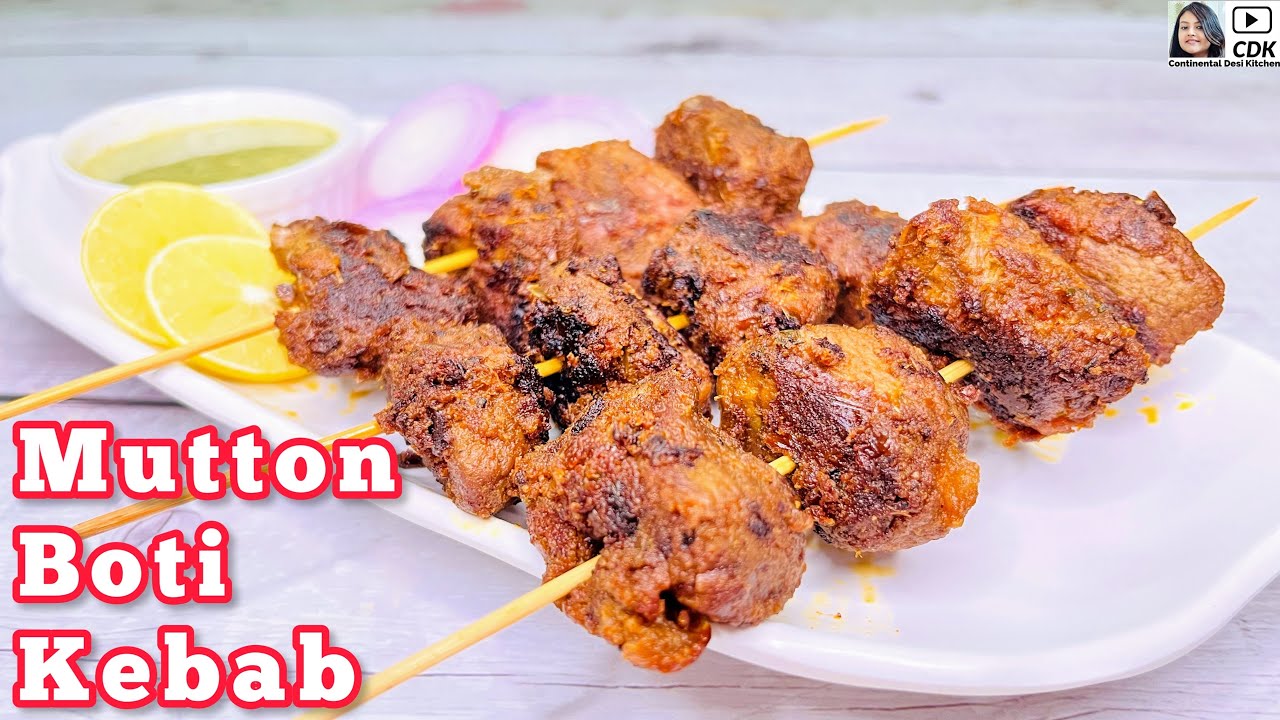 Mutton Boti Kebab | Bakra Eid Special Recipe | Mutton Tikka | Mutton ...