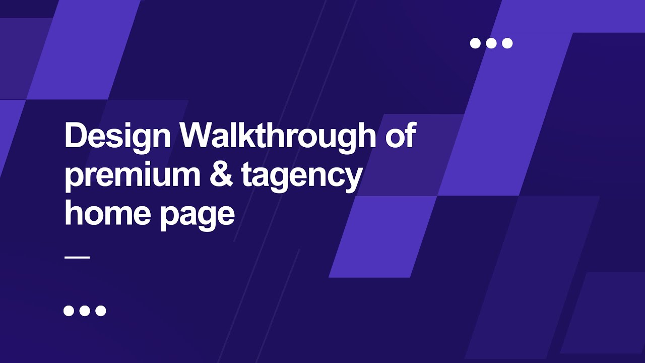 rt camp | Creative Agency Homepage Walkthrough - YouTube