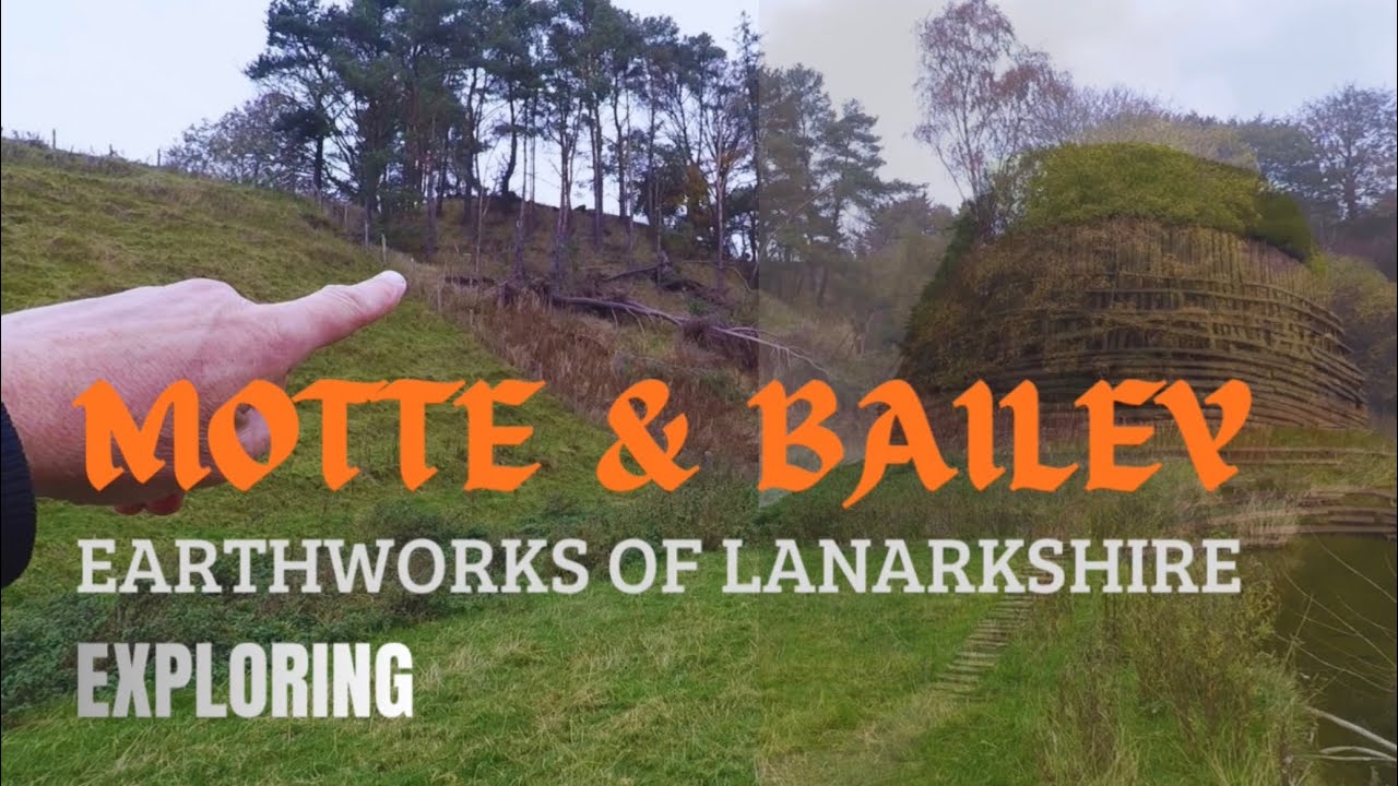 Exploring Medieval Motte Earthworks on River Clyde - YouTube