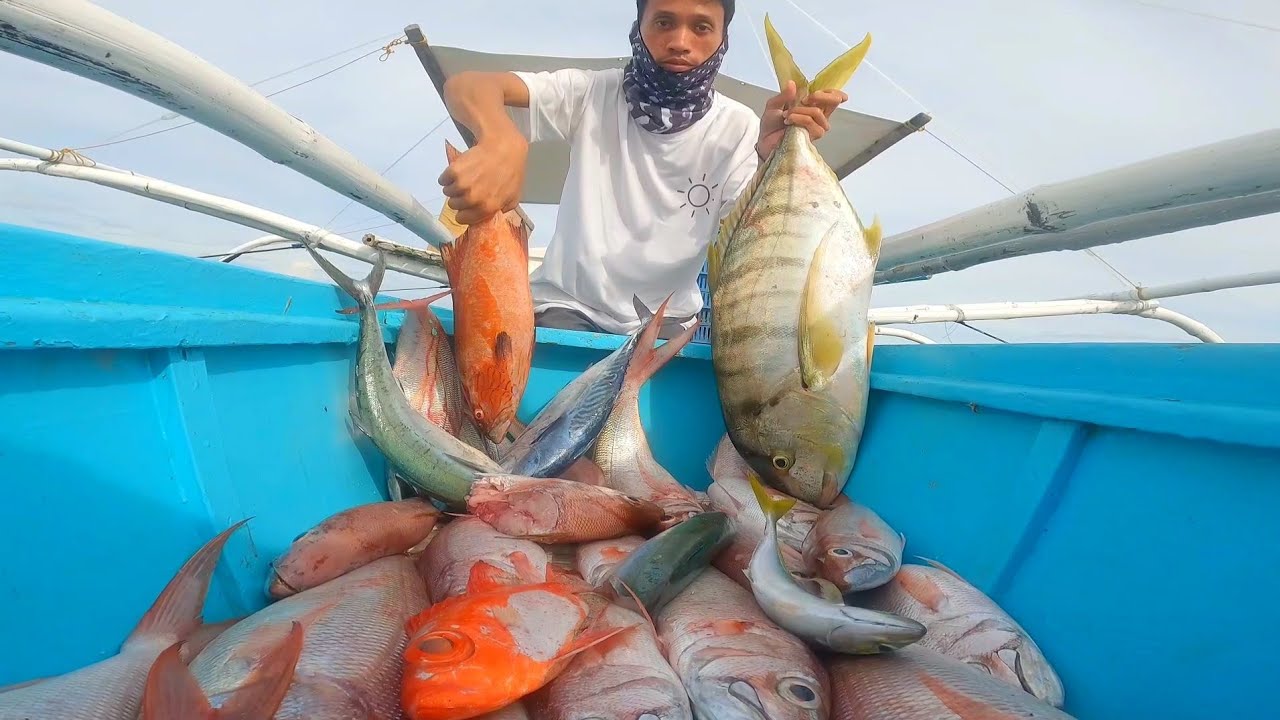 Jackpot sa mga isdang tigue tigue sunod sunod sa hila catch & sell ...