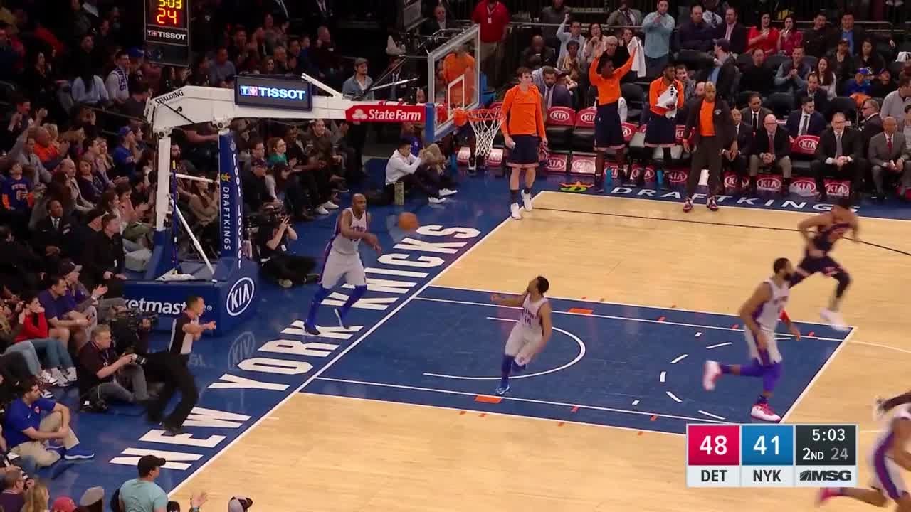 2nd Quarter, One Box Video: New York Knicks vs. Detroit Pistons - YouTube
