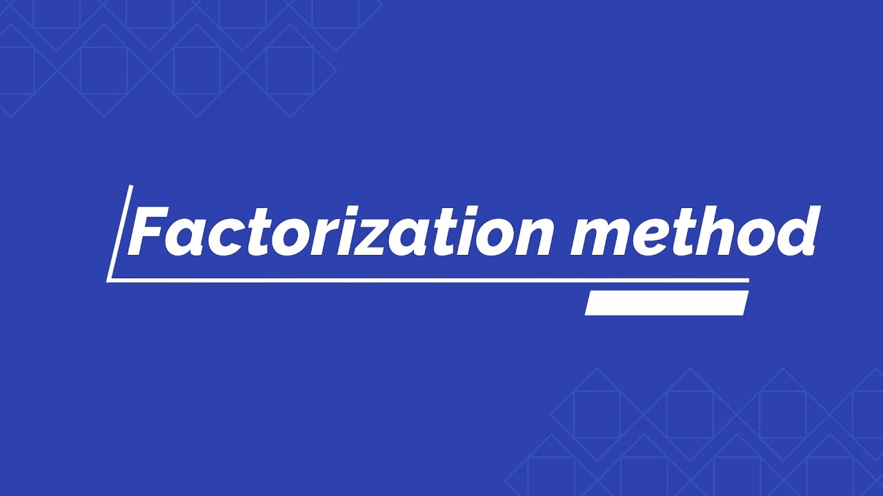 Factorization Class 10th Quadratic Equation Youtube 5100