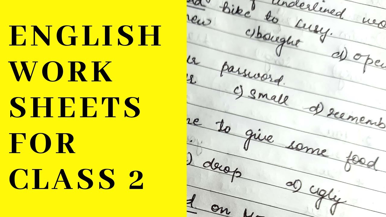 Worksheets For Class 2 Ll English Worksheets YouTube worksheets-for-class-2-ll-english-worksheets-youtube