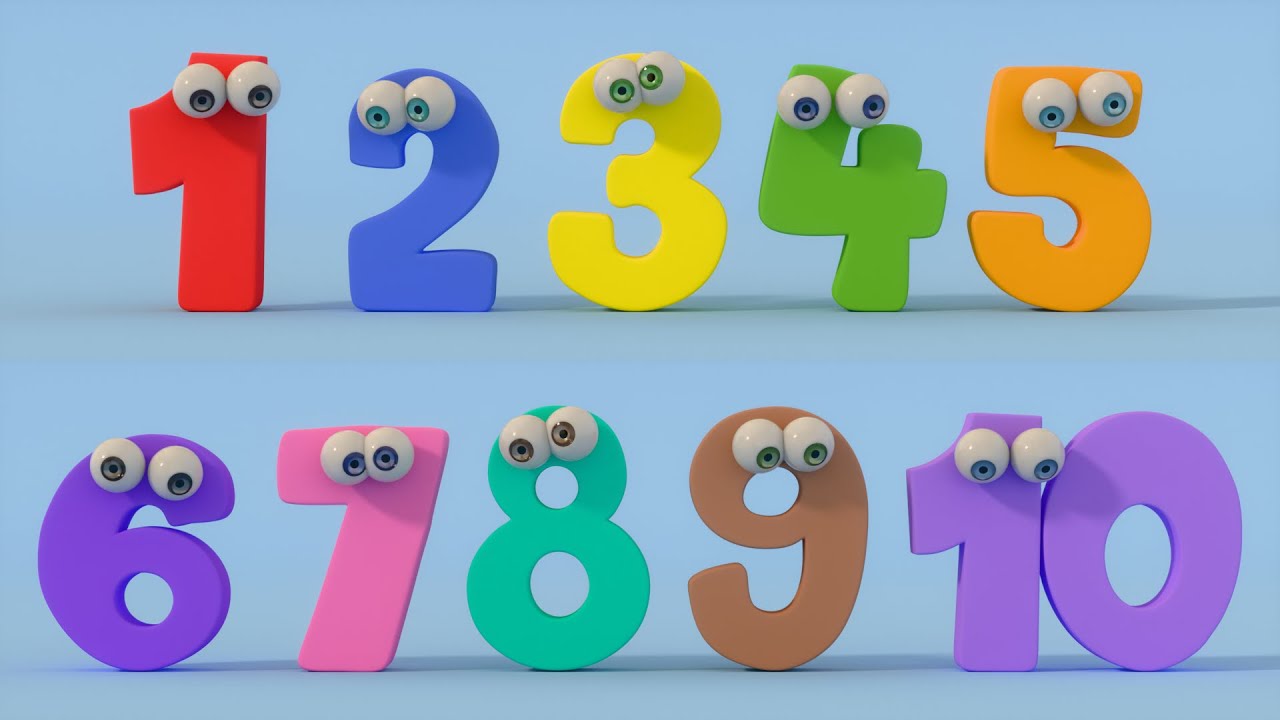 10 Little Numbers - Numbers Song - YouTube