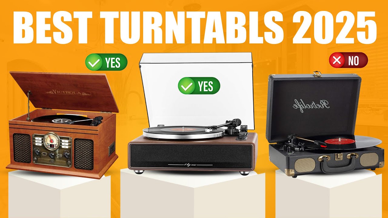 Top 5 Best Turntables in 2025.[Don't Buy One Before Watch This Video ...