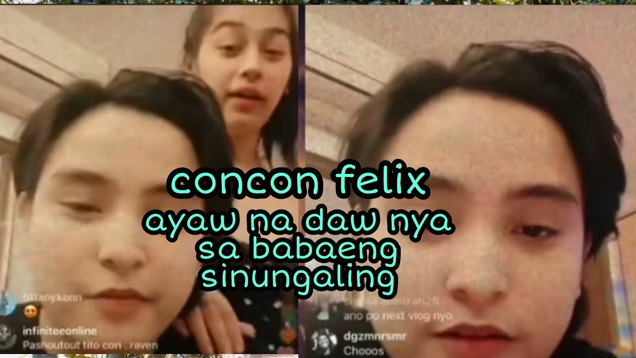 CONCON Felix IG LIVE and ZEINAB HARAKE - YouTube