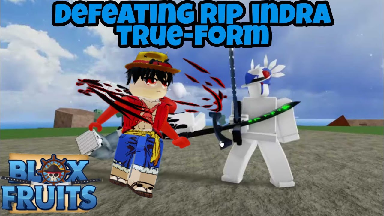 Defeating Rip_Indra True-Form In Blox Fruits || ROBLOX || - YouTube
