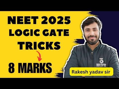 logic gate || complete chapter || NEET 2025 PHYSICS || important ...