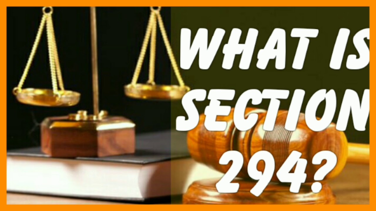 What is Section 294? Learn from here !! - YouTube