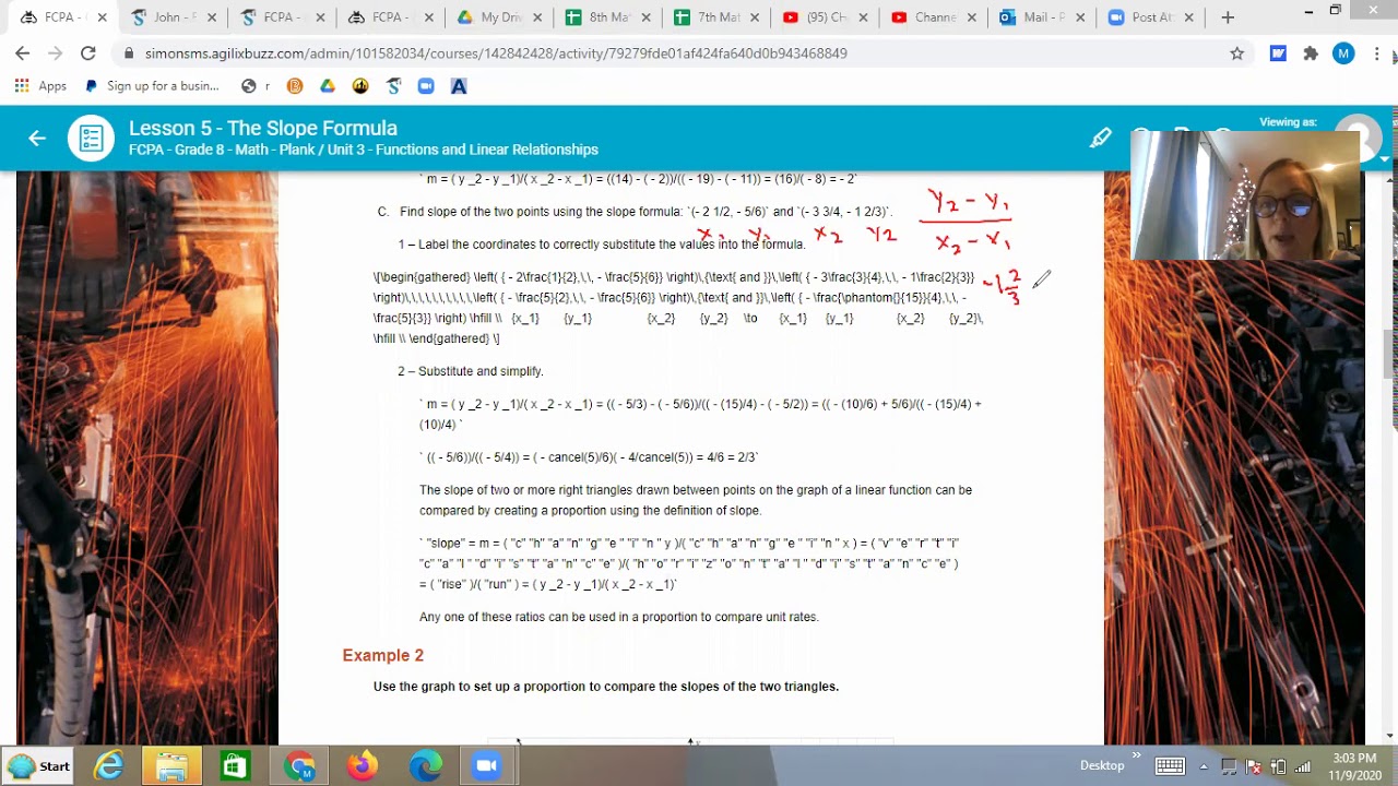 8th Grade Unit 3 Lesson 5 - YouTube