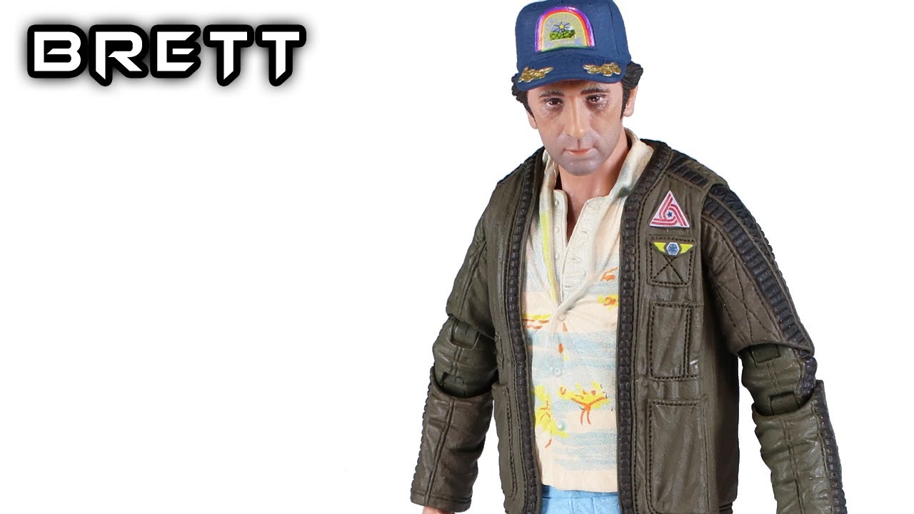 NECA BRETT Alien Anniversary Action Figure Review - YouTube