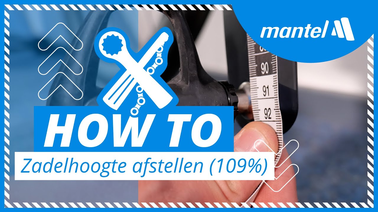 DE ZADELHOOGTE VAN JE RACEFIETS AFSTELLEN met de 109% methode [Mantel ...