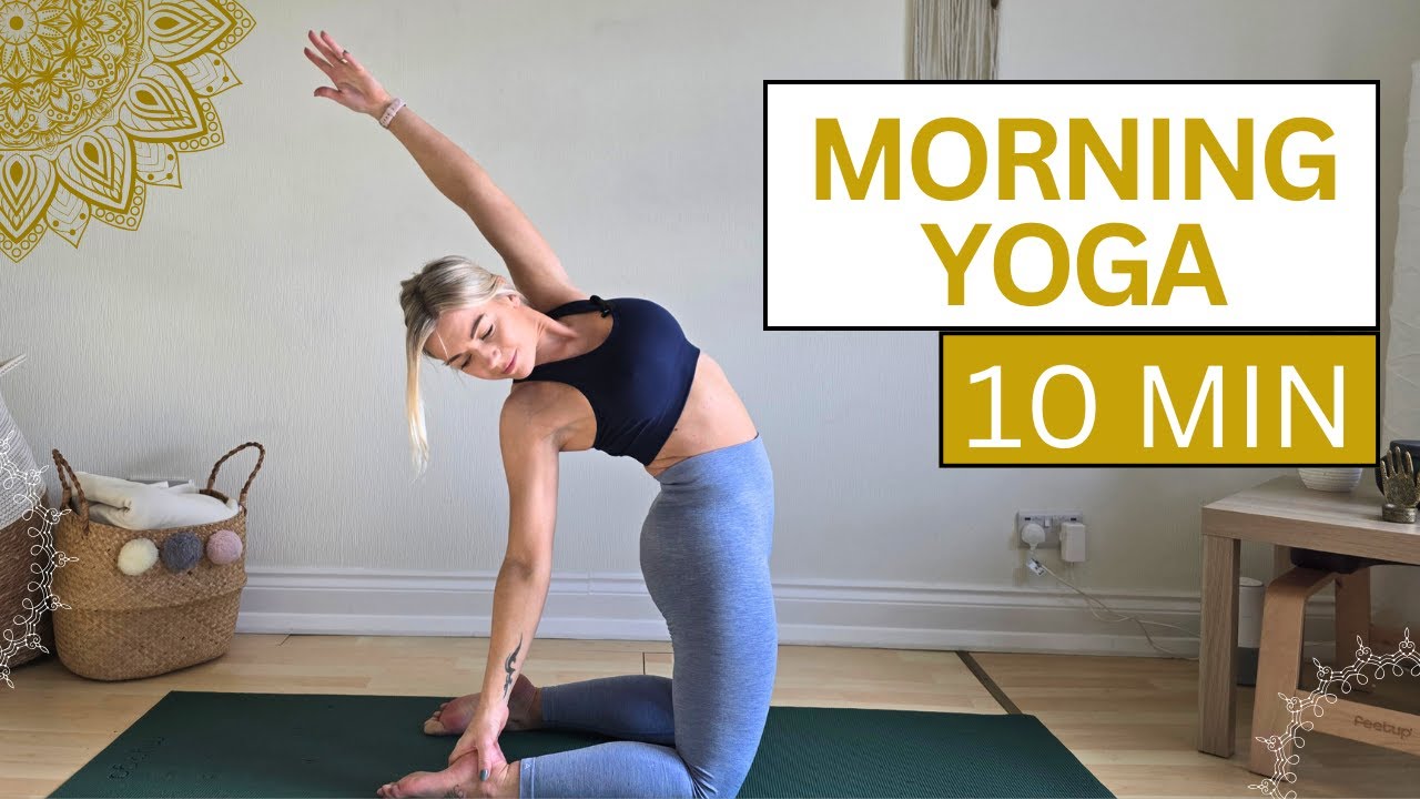 10-Minute Full Body Yoga, The Perfect Morning Stretch //LOVE & LIGHT ...