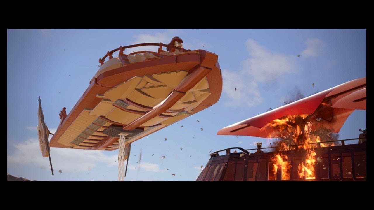 Exploderar Jabba the Huts skepp : LEGO Star Wars The Skywalker Saga del ...