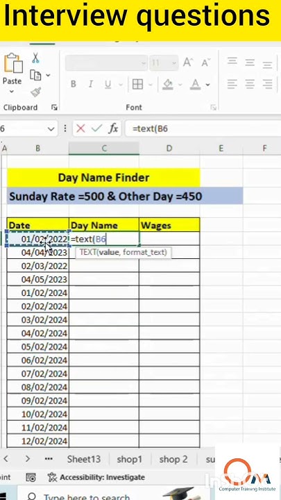 excel interview questions and answers || excel formula hacks #shorts #youtubeshorts #viral - YouTube