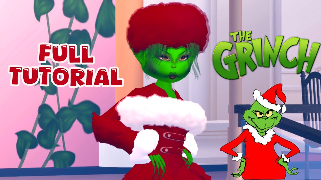 Dress to impress 🎄 ️ The Grinch tutorial ☃️ - YouTube