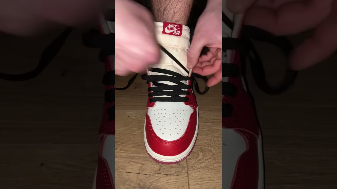 Air jordan 1 lace | lace your sneaker like this | helpful laceing ...