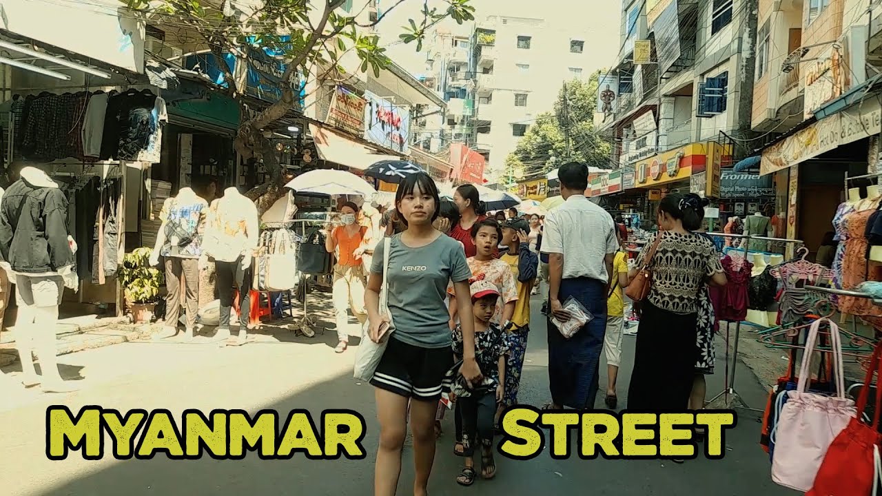 Experience the Vibrant Culture and Cuisine of Hledan Market in Yangon, Myanmar - YouTube