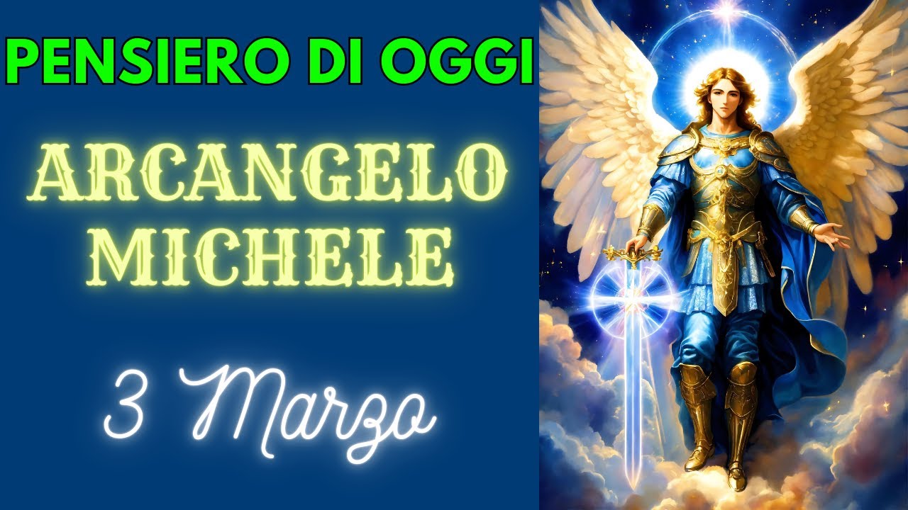 PENSIERO di SAN MICHELE ARCANGELO di OGGI (3 Mar) | Arcangelo Michele ...