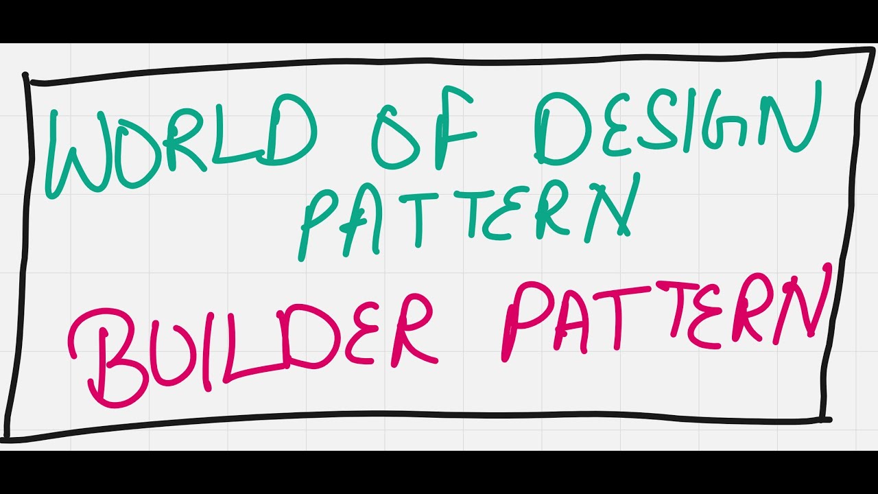Design Pattern 3: Builder Pattern Simple Explanation - YouTube