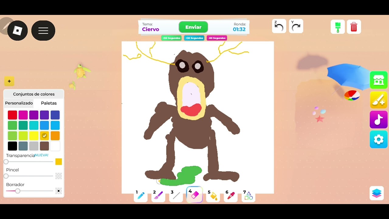 Parte 2 de jugando speed draw en roblox - YouTube