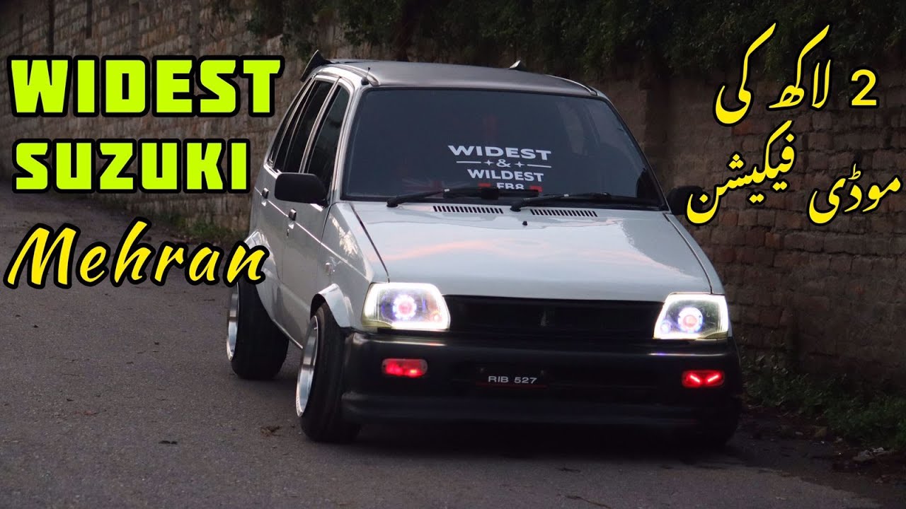 suzuki mehran 2 lac modification | widest mehran | Detail review ...