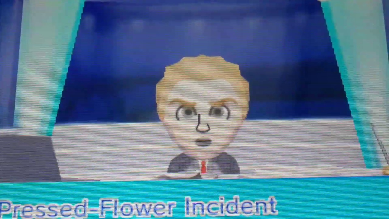 Tomodachi Life - Mii News - Pressed-Flower Incident - Day 3 - YouTube