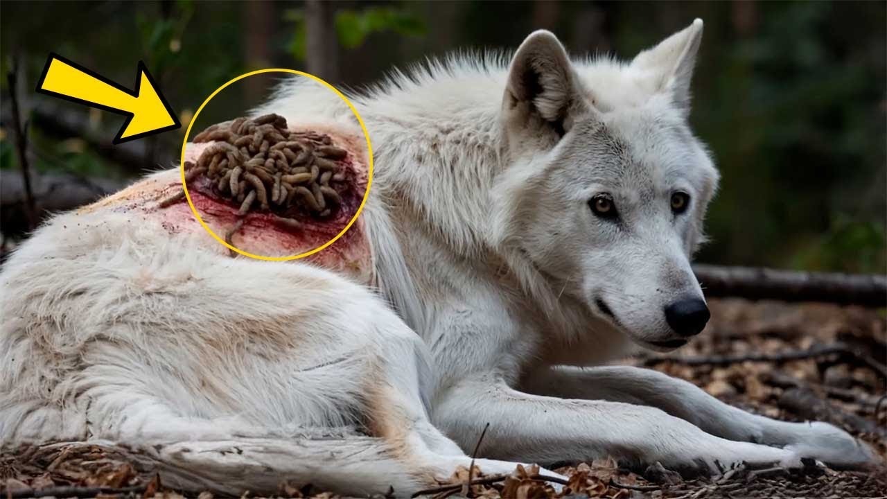 Watch the Heartfelt Journey of Saving a Wolf from Deadly Parasites ...