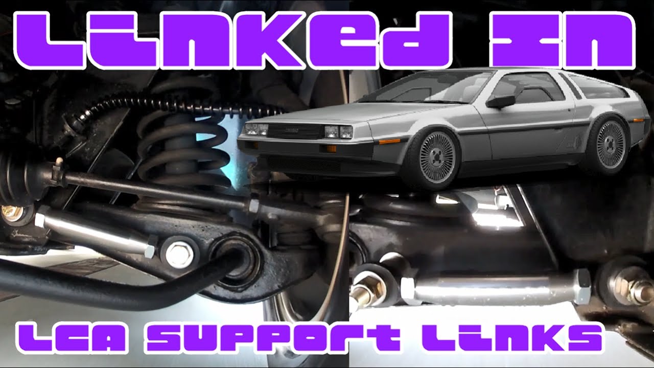 DeLorean Industries' Lower Control Arm Suspension Support Links ...