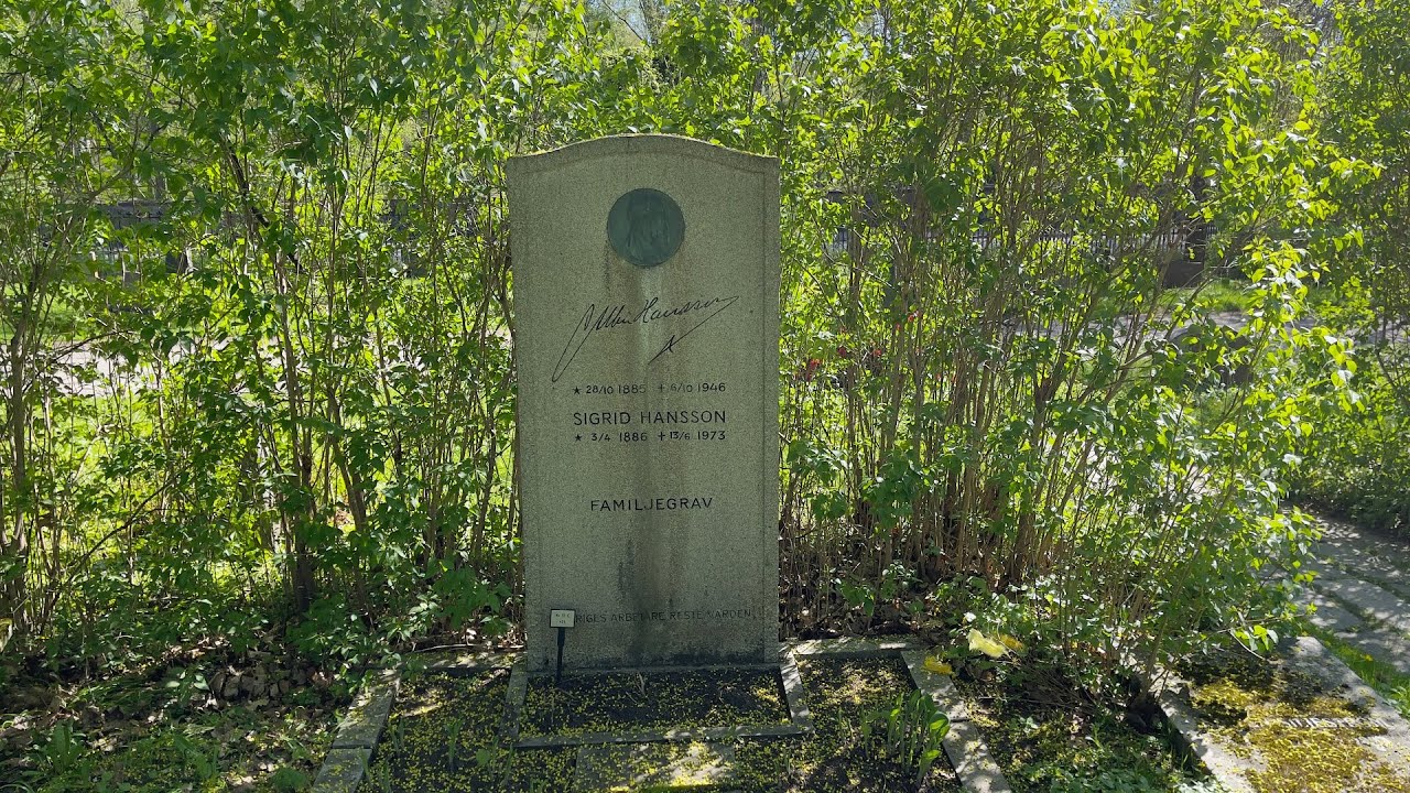 Norra begravningsplatsen Solna - Per Albin Hansson - YouTube