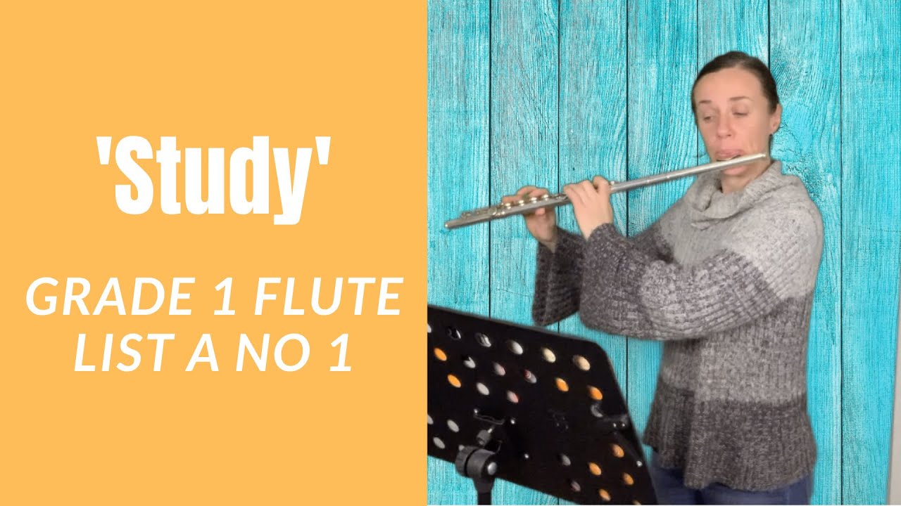 Study | AMEB Grade 1 Flute | List A no 1 - YouTube