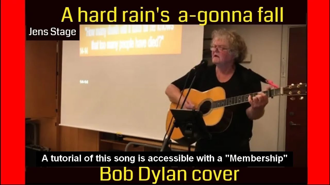 A hard rain's a-gonna fall | Bob Dylan cover | Bob Dylan concert ...